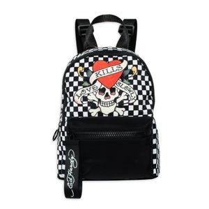 Ed Hardy | Bags | Nwt Ed Hardy Unisex Nylon Skull Checkers Mini ...